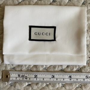 Gucci | Bags | Gucci Logo Jewelry Bag Necklace Pouch New Signature ...